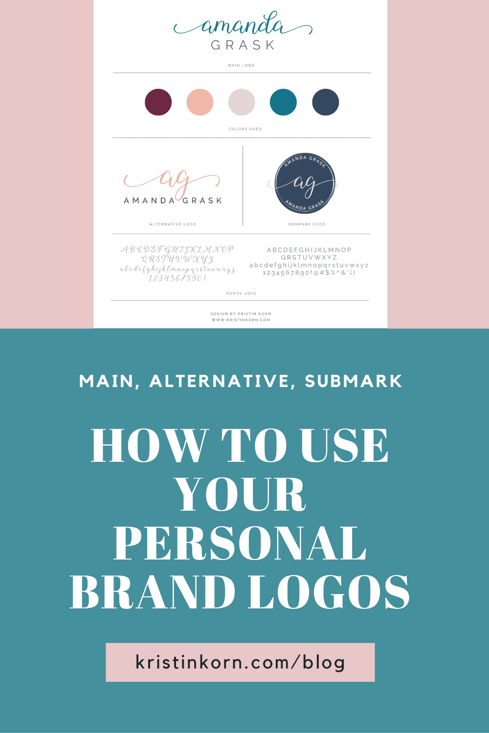 Ep 89: How To Use Your Personal Brand Logos | Kristin Korn | Set Up To ...